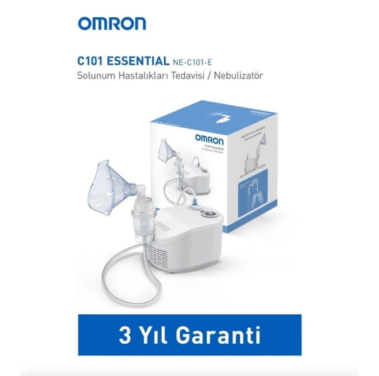 Omron C101 Essential Kompresorlu Tam Otomatik Nebulizator